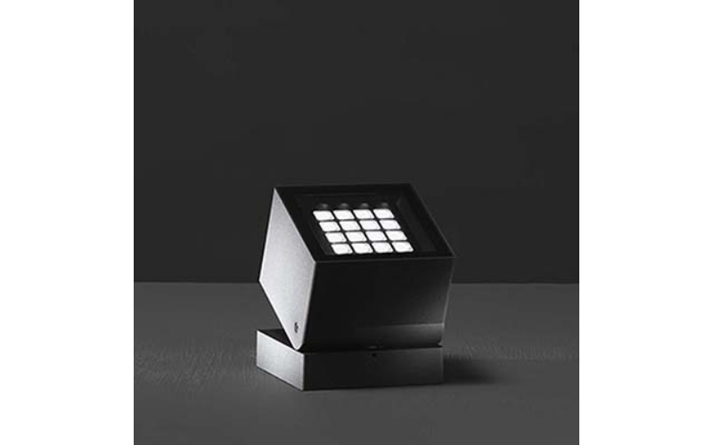 Kuboid 120 4.7'' x 4.7'' Adjustable LED Floodlight IP67. by Designplan