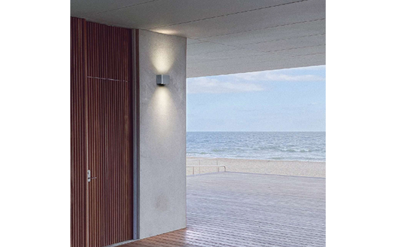 Sill B-03 Stainless Steel LED Wall Mount. by Designplan