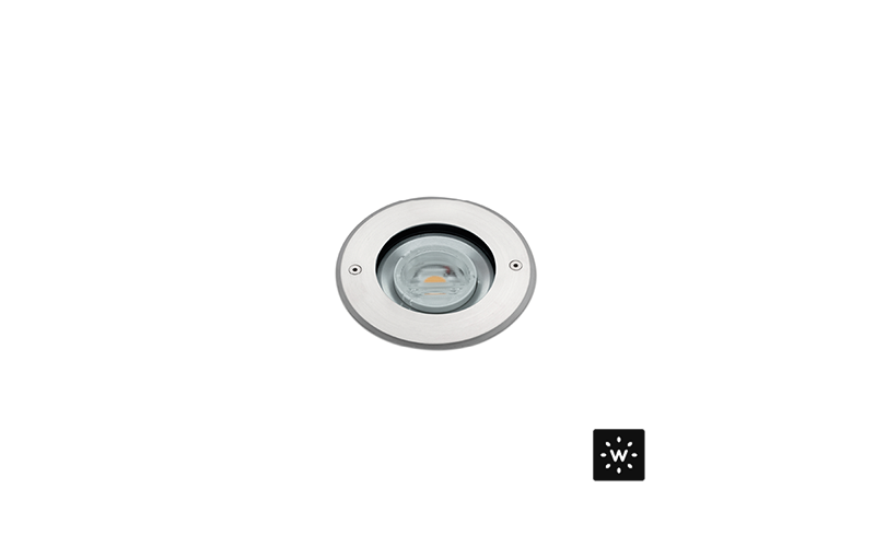 EGO Recessed Stainless Steel LED Uplight IP67. by Designplan