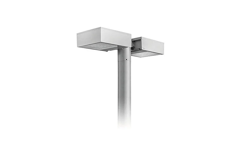 Slim Pole LED Post Mounted, Head: 10.2'' x 8.7'', Poles: 124.4'' or 183 ...