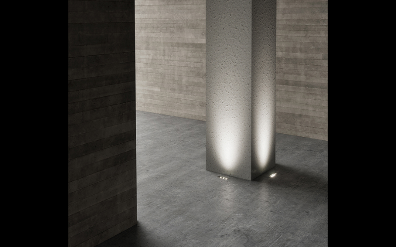 Hydrofloor Nano HP Linear LED In-Grade Uplight IP68. by Designplan