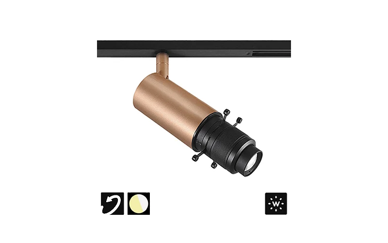 Krill Track 4.5 Low Voltage Adj. LED Track Head with Light Shaper IP40 ...