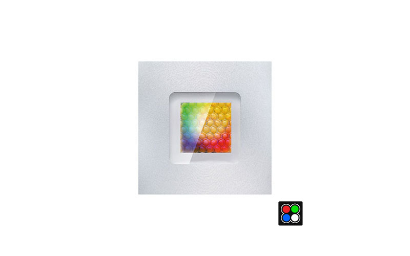 FLEA Recessed RGBW Square LED Wall or In-Grade Uplight IP67. by Designplan