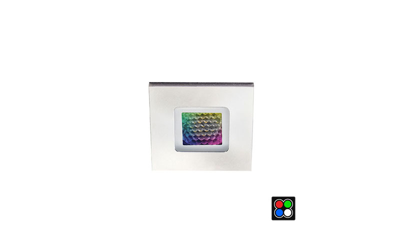 FLEA MINI Downlight RGBW Square Recessed LED IP67. by Designplan