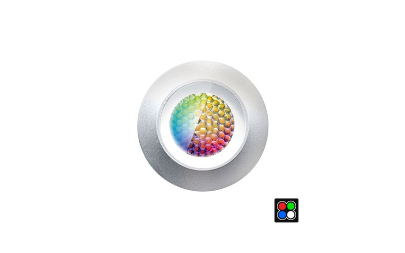 FLEA Recessed RGBW Round LED Wall or In-Grade Uplight IP67. by Designplan