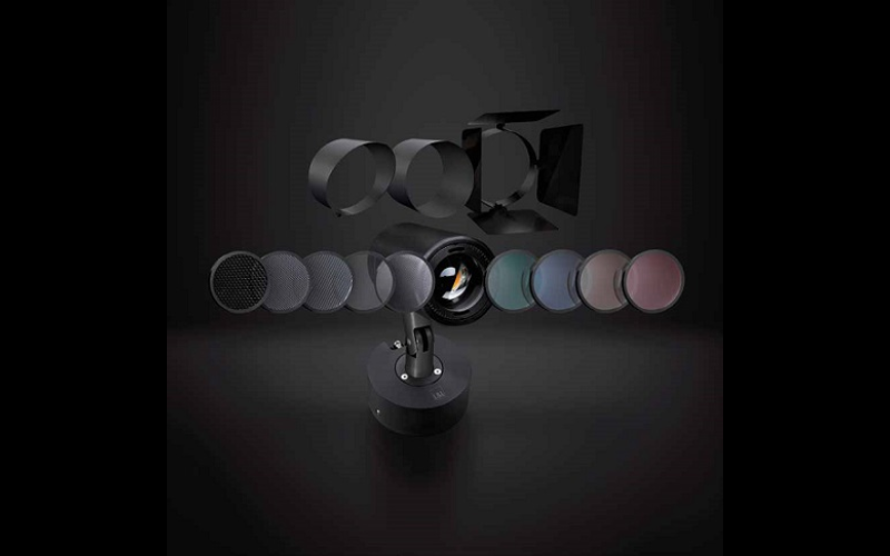 Akro 1.1 Ø4.3'' x 11.4'' Adjustable LED Gobo IP66. by Designplan