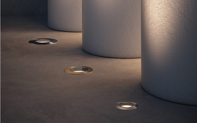 Smoothy 5.6 4.3'' LED Adjustable In-Grade Uplight or Downlight RGB IP67. by Designplan