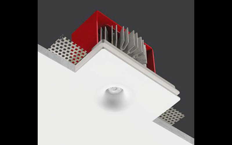 Genius Curve 0.8'' LED IC/Chicago Plenum, AirCoral IP20. by Designplan