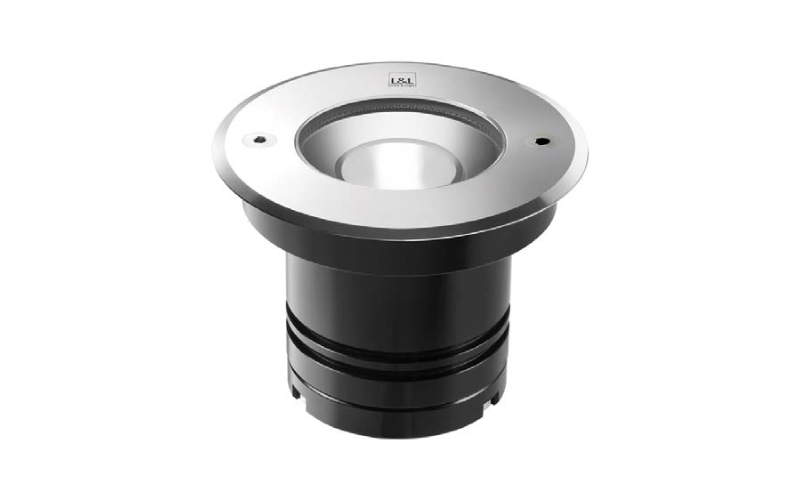 Bright 3.G Ø4.4'' Adjustable LED In-Grade Uplight or Recessed Downlight ...