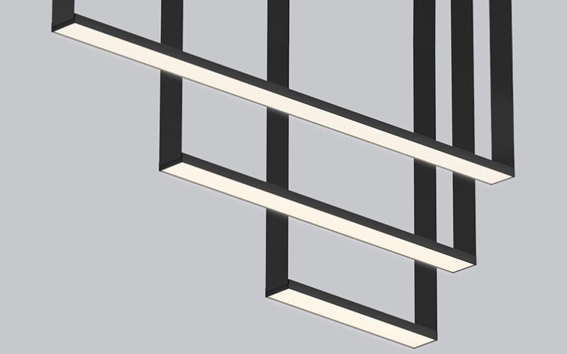 74280. TANGRAM-TRACE CEILING SUSPENDED. by Eureka Lighting, Acuity Brands