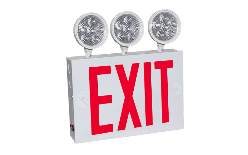 VEXCL. New York City Approved Steel Combination LED Exit. by Exitronix ...