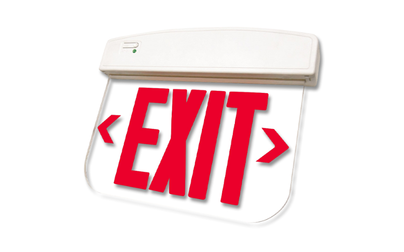 QXEDGP. Thermoplastic Edge-lit Exit. by Exitronix, Barron Lighting Group