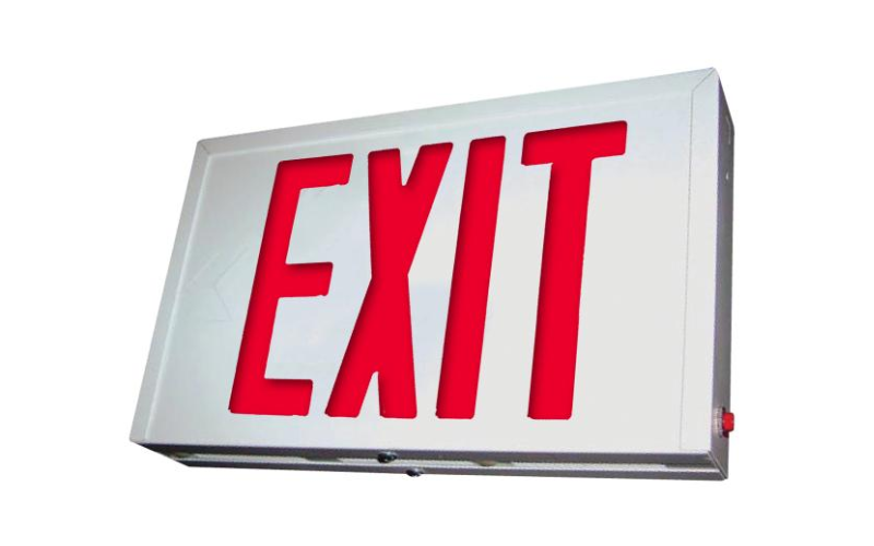 700U. Universal Steel LED Exit. by Exitronix, Barron Lighting Group