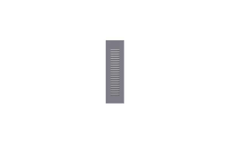 FCSL1105. 10'' Step Light with Screwless Vertical Louvered Faceplate ...