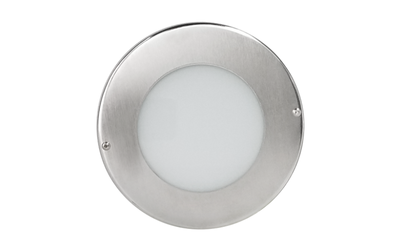 FCSL403. Round Exterior Die-Cast Aluminum Step Light with Stainless ...