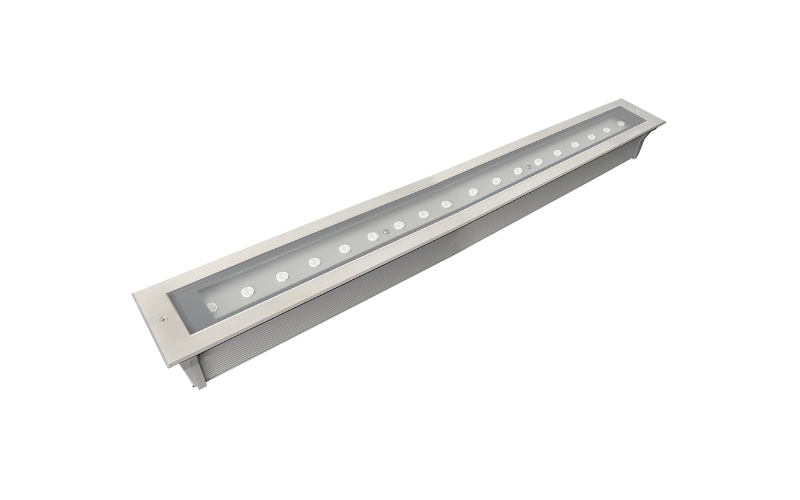 FCD7002. 4ft Linear Stainless Steel Trim Inground. by FC Lighting