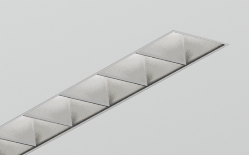 FSM1F-T. Seem 1 Trio Recessed Louver. by Focal Point, Legrand