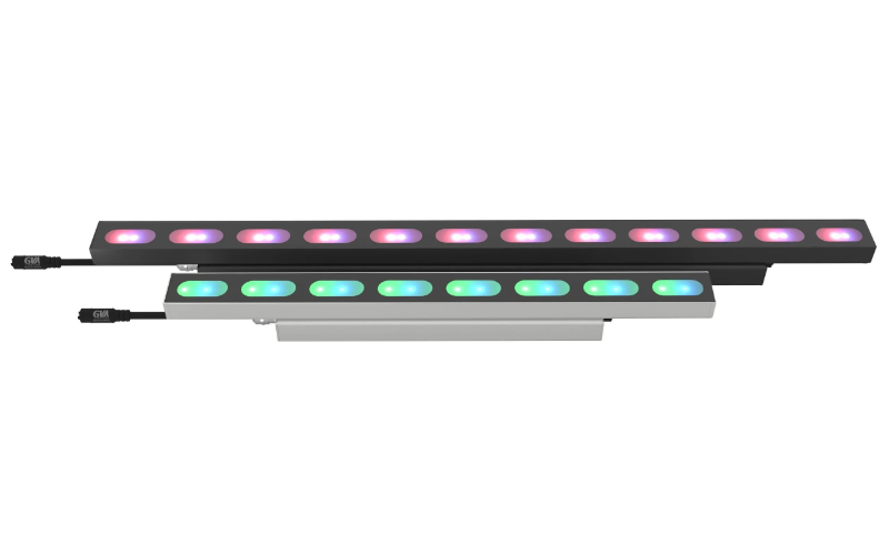 STR10. COLOR-CHANGING LINEAR WALL WASHING AND GRAZING EXTERIOR LED LIGHTING. by GVA Lighting