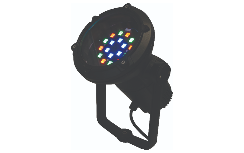 TPS1. Yoke Mount RGBW LED Floodlight. by Hydrel, Acuity Brands