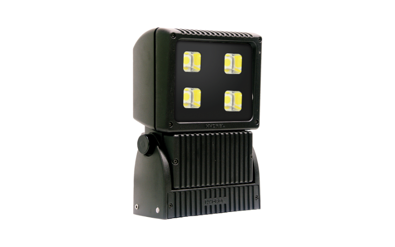 8100. LED FLOOD Limited Wavelength Amber Yoke Mount. by Hydrel, Acuity ...