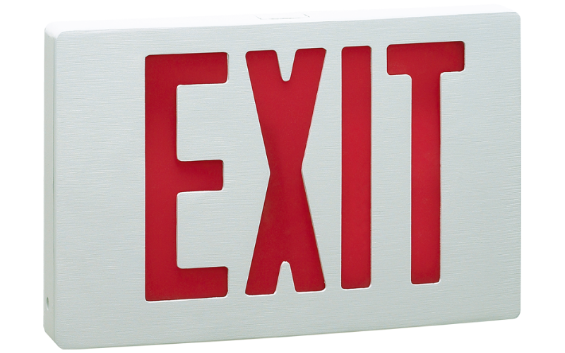 EXIT/CA/NYC. LED New York City-Approved Cast Aluminum Exit Sign. by H ...