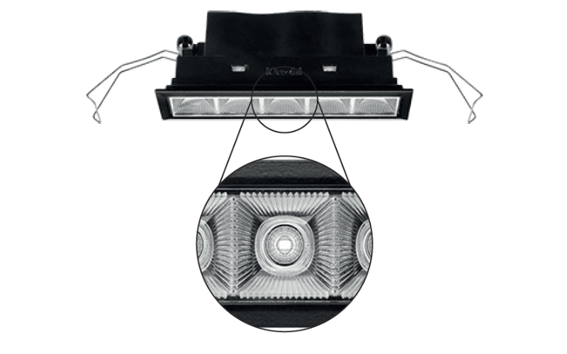 ILB15. Laser Blade Space 15 Cells Trimless - DOWNLIGHT - INTEGRAL. by iGuzzini