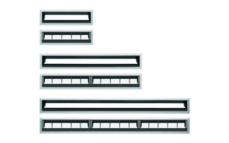 ILB05. Laser Blade Wall Washer 5 Cells Trimless - NEW CONSTRUCTION WITH ...