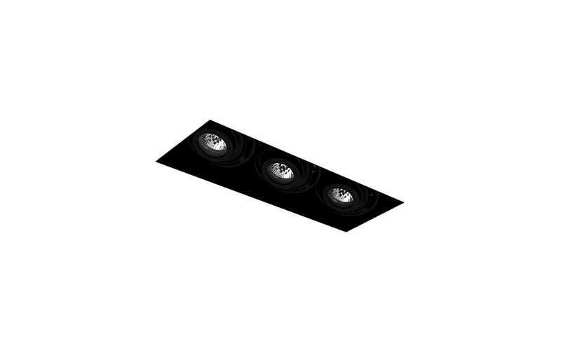 ICL-MR16-3. Pluris Multiple Low Voltage Recessed Series Trimless MR16 ...