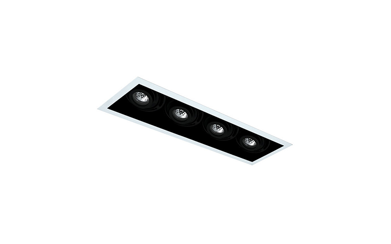 ICL-MR16-4. Pluris Multiple Low Voltage Recessed Series MR16 (4) Head ...
