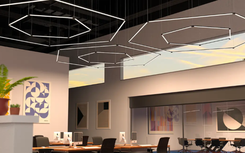 BLM. STRUCTURE BLOOM DIRECT LINEAR WHITE LIGHT. by Insight Lighting