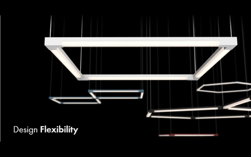 BLM. STRUCTURE BLOOM DIRECT LINEAR WHITE LIGHT. by Insight Lighting