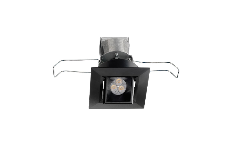 MG1LG2 SQ. SQUARE MINI LED GIMBAL RECESSED HOUSING AND TRIM LOW VOLTAGE ...