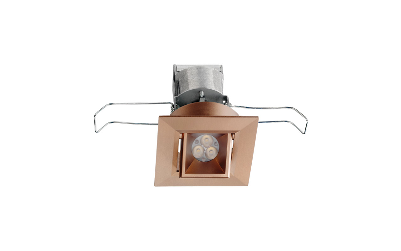 MG1LG2 SQ. SQUARE MINI LED GIMBAL RECESSED HOUSING AND TRIM LOW VOLTAGE ...