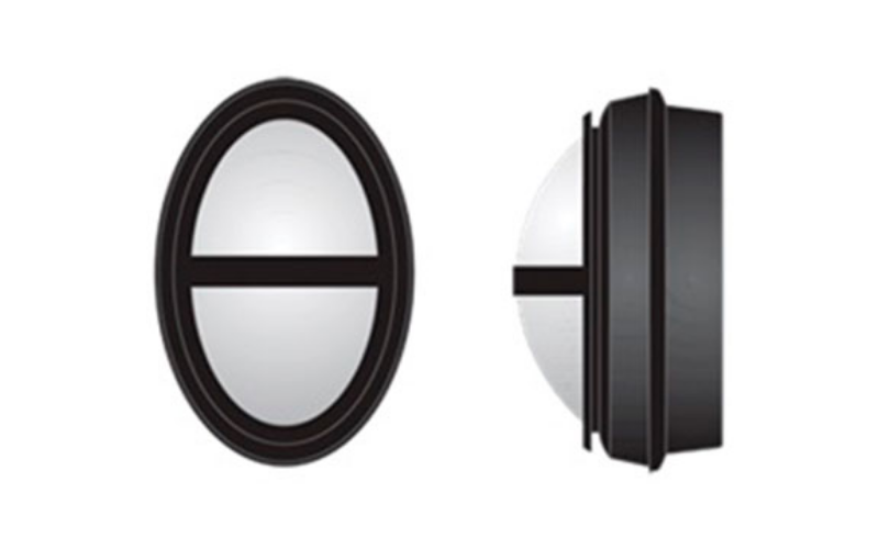 MO13BD. Millenium Ovals for Architectural High Abuse. by Kenall, Legrand