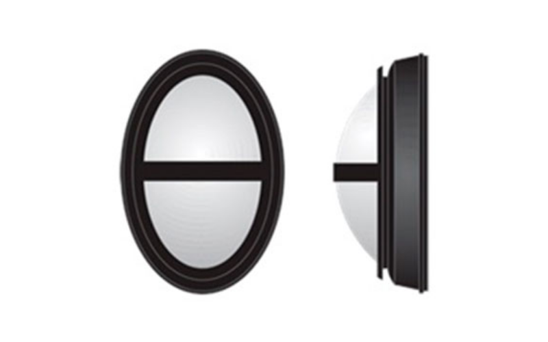 MO13BL. Millenium Ovals for Architectural High Abuse. by Kenall, Legrand