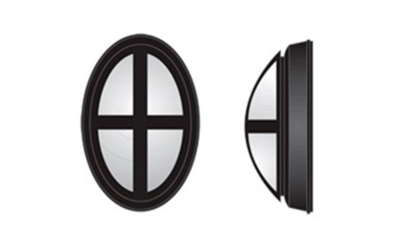 MO13CL. Millenium Ovals for Architectural High Abuse. by Kenall, Legrand