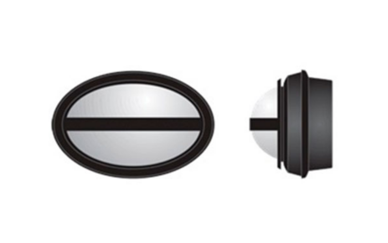 MO13HBD. Millenium Ovals for Architectural High Abuse. by Kenall, Legrand