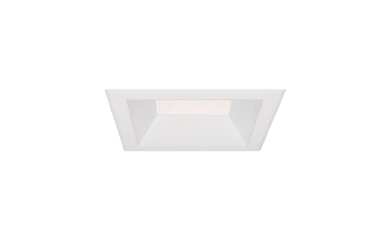 LRS-04045. Lensed 4'' Downlight White Trim LED. by Kirlin Lighting