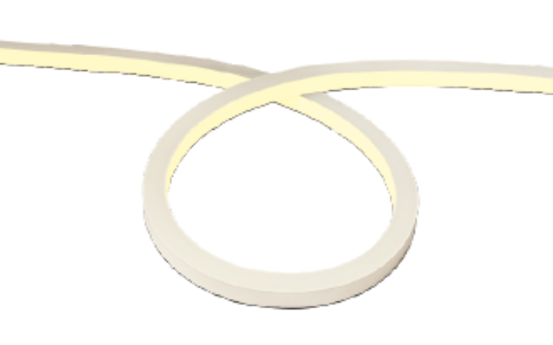 LLI-N3.7W. WARM FADE WHITE LED NEON - 24V Square Profile / Top Bending ...