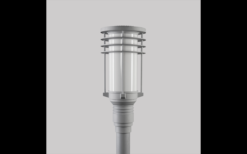 EC810. Eclipse Maxi Ø8'' casted base pole with 4 struts and acrylic ...