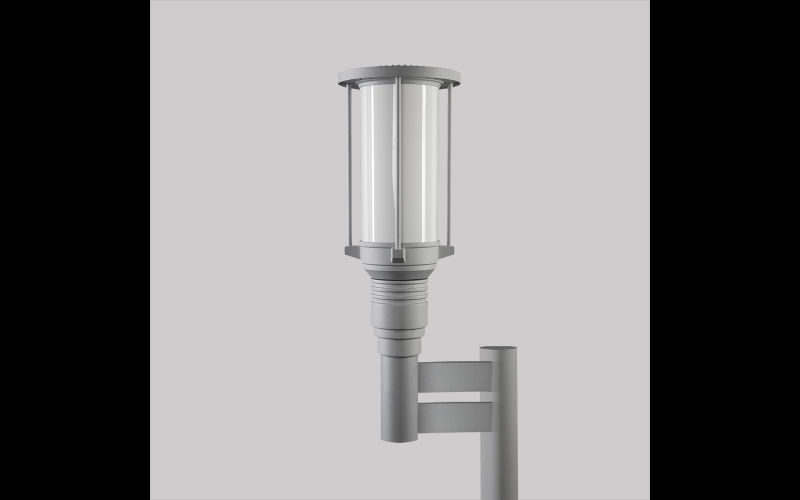 EC810. Eclipse Maxi Ø8'' casted base pole with 4 struts and acrylic ...