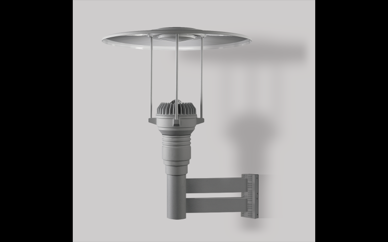 EC865. Eclipse Maxi Ø8'' casted base wall mount with indirect light. by ...