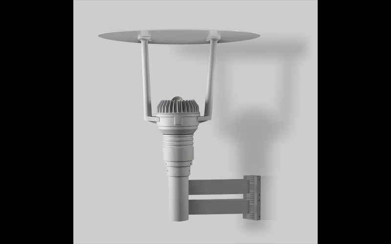 EC875. Eclipse Maxi Ø8'' casted base wall mount with indirect light. by ...