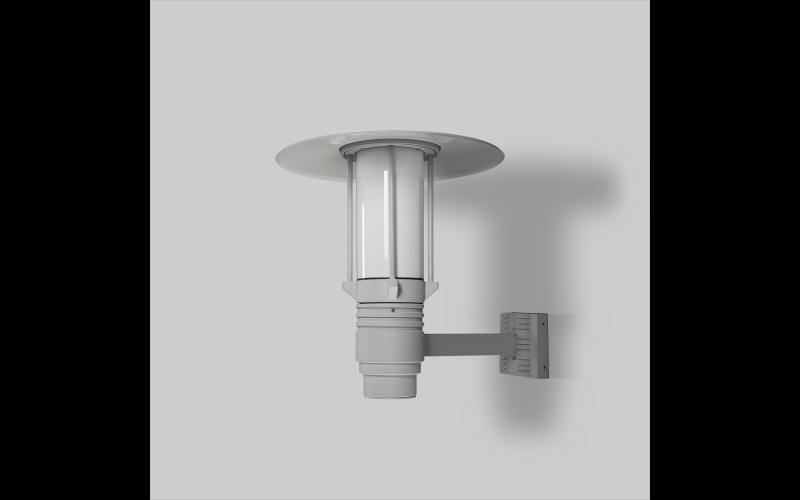 EC615. Eclipse Mini Ø6'' casted base wall mount with 4 struts and ...