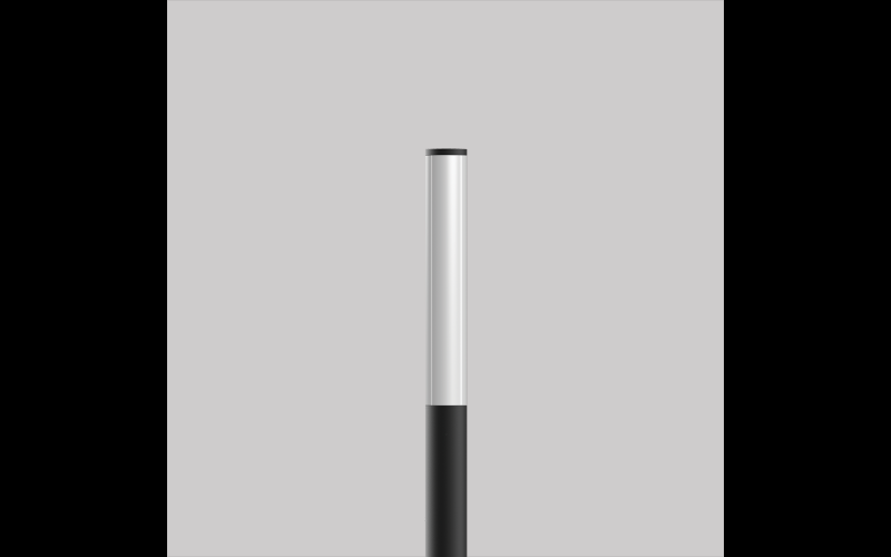 CL840. Lumistik Ø8'' column with acrylic diffuser. by Luminis, Acuity Brands