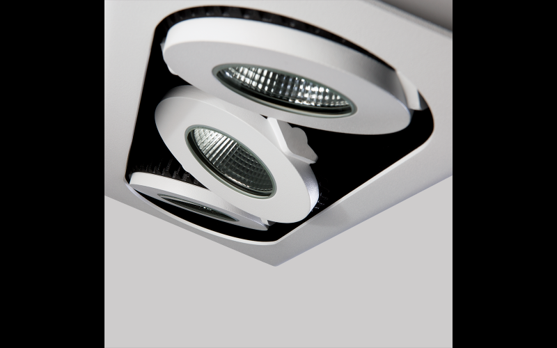 MU130. Multilux 1x3 light module pendant. by Luminis, Acuity Brands
