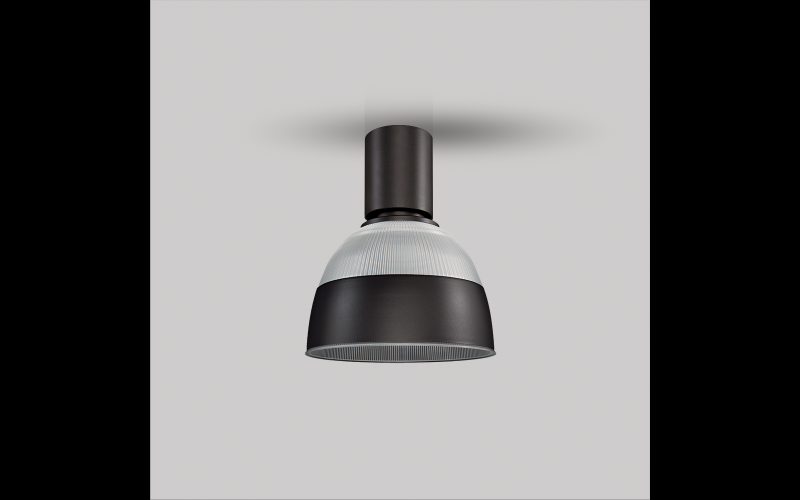 PR1611. Prisma Ø16'' ceiling mount with diffused acrylic prismatic refractor. by Luminis, Acuity ...