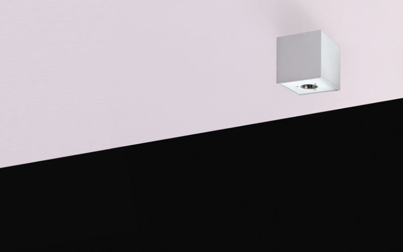 SQ510. SYRIOS SQUARE Surface ceiling down light. by Luminis, Acuity Brands