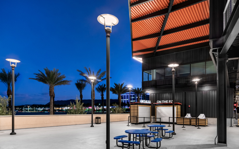 EC870. ECLIPSE MAXI 8” Pole/Wall mount. by Luminis, Acuity Brands