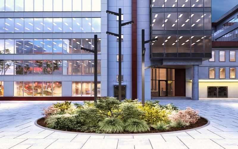 BVS33. BELLEVUE POLE MOUNT. by Luminis, Acuity Brands